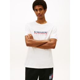 Tommy Jeans Herren T-Shirt &raquo;aus Jersey mit Logo&laquo; beige 4XL