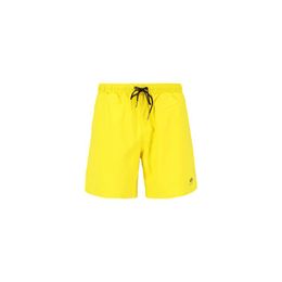 Alpha Industries Damen Shorts &raquo;Basic Swim Short&laquo; gelb S, Normalgr&ouml;&szlig;en