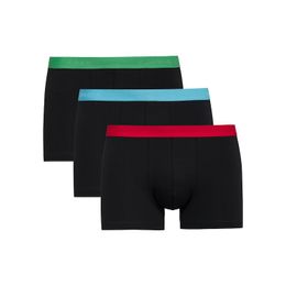 Calida Herren Calida Boxershorts &raquo;Natural Benefit&laquo; 3er Pack, Single Jersey-Qualit&auml;t, elastisch schwarz S (46/48)