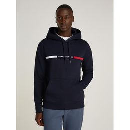 Tommy Hilfiger Herren Kapuzensweatshirt &raquo;HILFIGER CHEST INSERT HOODY mit Kapuze und Logoschriftzug&laquo;, unifarben, casual, regular fit, Baumwollmix, 