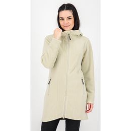 DEPROC Active Damen DEPROC Active Fleecejacke &raquo;WAWA PEAK&laquo; mit 2-Wege-Rei&szlig;verschluss beige 44L
