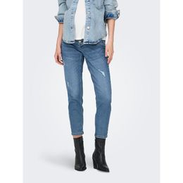 Only Maternity Damen Only Maternity Umstandsjeans &raquo;OLMCATWALK HW MOM AK DES DNM PIM040 NOOS&laquo; blau M (38), L&auml;nge 32