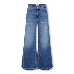 Kids Only M&auml;dchen KIDS Only Relax-fit-Jeans &raquo;KOGCALIFORNIA MW WIDE FLARED REA NOOS&laquo; blau 158, N-Gr