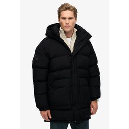 Superdry Herren Steppjacke &raquo;XPD LONGLINE BAFFLE PARKA&laquo; mit Kapuze schwarz M