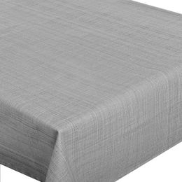 Delindo Lifestyle Tischdecke &raquo;SAMBA&laquo; Fleckabweisend, UV-best&auml;ndig, 230 g/m&sup2; grau Polyester
