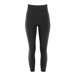 WINSHAPE Damen Leggings &raquo;7/8-Tights HWL317C&laquo; mit V-Shape Applikation und Core-Bund schwarz XXL, Normalgr&ouml;&szlig;en