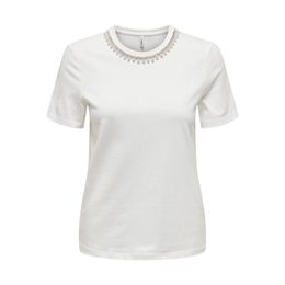 Only Damen Only Kurzarmshirt &raquo;ONLJOLLY LIFE S/S REG PEARL TOP JRS&laquo; XS