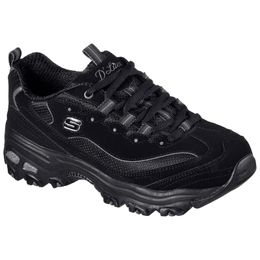 Skechers Damen Sneaker &raquo;D ́Lites - Biggest Fan&laquo; Freizeitschuh, Halbschuh, Schn&uuml;rschuh im trendigen Chunky-Style grau 38