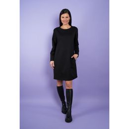 Seidel Moden Damen Sweatkleid &raquo;Exklusiv bei OTTO&laquo; Eingrifftaschen mit Eingrifftaschen und MADE IN GERMANY schwarz 54, N-Gr