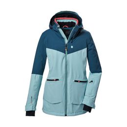 Killtec Damen Skijacke &raquo;KSW 40 WMN SKI JCKT&laquo; Wasserdicht, atmungsaktiv, verschwei&szlig;te N&auml;hte, viele Taschen blau 44