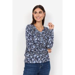 soyaconcept Damen soyaconcept Druckbluse &raquo;SC-FELICITY AOP 493&laquo; blau XL