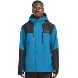 Jack Wolfskin Herren Funktionsjacke &raquo;JASPER 2L JKT M&laquo; mit Kapuze blau XL (54/56)