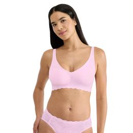 Sloggi Damen Sloggi B&uuml;gelloser BH &raquo;ZERO Feel Bliss Soft bra&laquo; unsichtbar mit Spitzenoptik XL, N-Gr