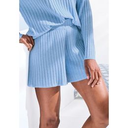 French Connection Damen Shorts in lockerer Weite, Loungewear blau 32/34, N-Gr