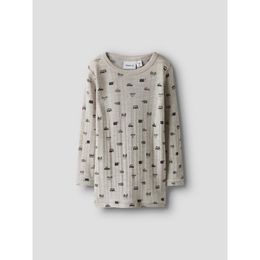 name it Jungen Langarmshirt &raquo;NMMWANG WOOL NEEDLE LS TOP NOOS&laquo; aus reiner Merinowolle 98