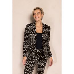 Zhrill Damen Kurzblazer &raquo;ZHBETSY&laquo; grafisches Allover-Muster, tailliert M