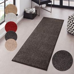 Hanse Home Teppich &raquo;Pure 100 Kurzflor&laquo; rechteckig 13 mm H&ouml;he Kurzflor, uni, umkettelt, L&auml;ufer, Wohnzimmer, Kinderzimmer, Flur grau Kunstfaser