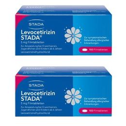 Levocetirizin STADA 5 mg Filmtabletten Set (2x 100St) 2 St