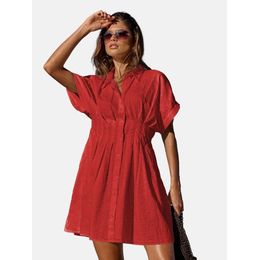 Lipsy Shirt Dress female Red size 18