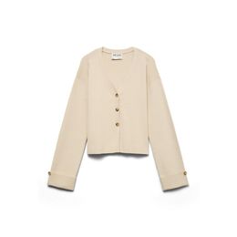 V&eacute;ro Moda Vero Moda Knit Cardigan 'AWHanna' female Beige size M