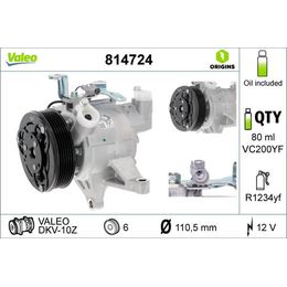 Valeo Kompressor, Klimaanlage 814724 f&uuml;r SUBARU 73111FJ011 73111-FJ011 73111FJ051