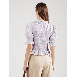 MONKI Bluse Damen Gr&ouml;&szlig;e S grau / flieder / wei&szlig;