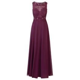 Apart Abendkleid Damen Gr&ouml;&szlig;e 42 dunkellila Winterkleid