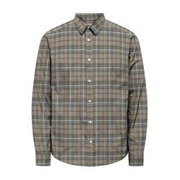 Only & Sons Only & Sons Button Up Shirt 'ONSKIM' male Green size M
