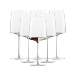 Zwiesel Glas 6er Set Weingl&auml;ser kraftvoll & w&uuml;rzig Simplify 689 ml in transparent | Gr.: onesize