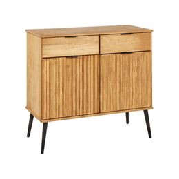 Beliani Sideboard TIMMINS in Braun - (W) 100 x (H) 90 x (L) 45 cm | Gr.: onesize