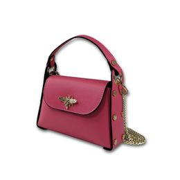 Leder Umh&auml;ngetasche Toscanto Tasche coralle, rosa ca. 19cm | Gr.: onesize