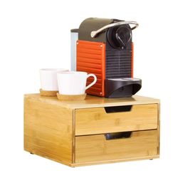 sobuy Kaffeekapsel Box in Natur - (B)30 x (H)18 x (T)31cm | Gr.: onesize
