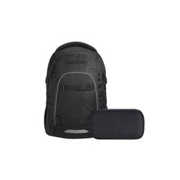 Coocazoo Schulrucksack-Set MATE "Black Coal" 2-tlg. in Schwarz | Gr.: onesize