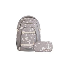 Coocazoo Schulrucksack-Set MATE "Vanilla Bloom" 2-tlg. in Braun | Gr.: onesize