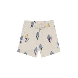 Noppies Shorts Regular Fit All Over Print in Oatmeal Melange | Gr.: 74