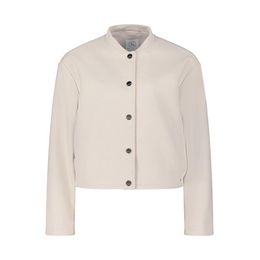 BETTY & CO BETTY & CO Blouson mit Rippb&uuml;ndchen in Bright Cream Melange | Gr.: 34