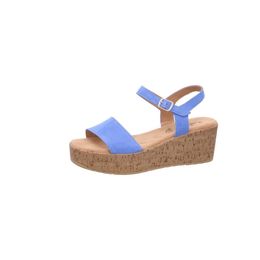 s.Oliver S. Oliver Riemchensandalette in Blau | Gr.: 38