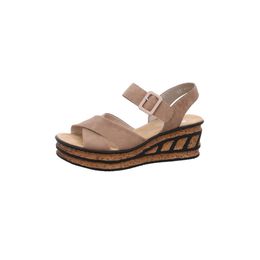 Rieker Riemchensandalette in Beige | Gr.: 40