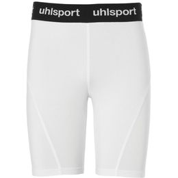 Uhlsport Leggings "Distinction Pro Tights" in Wei&szlig; | Gr.: 152