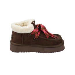 BIOSOFT Hausschuhe Winterboots Bootee in Chocolate | Gr.: 41