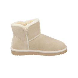 BIOSOFT Hausschuhe Winterboots Midi in Taupe | Gr.: 41