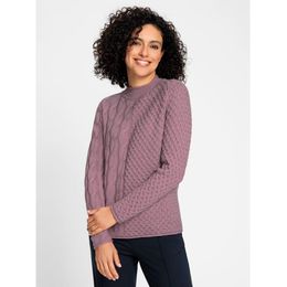 WITT WEIDEN Stehkragen-Pullover in mauve | Gr.: 36