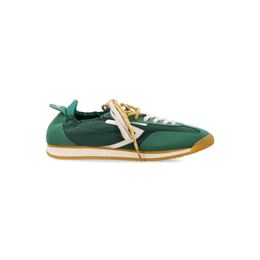 Puraai Low-Top Sneaker - Vegan Lace-Up Sneakers With Contrasting Double Lac - Gr. 42 (EU) - in Gr&uuml;n - f&uuml;r Damen
