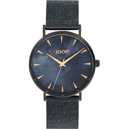 JOOP! Quarzuhr JOOP, schwarz, Armbanduhren, Damen, Quarzuhr, Armbanduhr, Damenuhr, analog, Edelstahlarmband