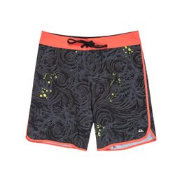 Boardshorts Quiksilver "Highline Scallop 19", Herren, Gr. 32(M), schwarz (schwarz symbiosea), 88% Polyester, 12% Elasthan, Hosen