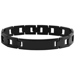 Adelia&acute;s Gliederarmband ADELIA&acute;S "Unisex Armband &ndash; Gliederarmband aus Edelstahl 21 cm", schwarz, Armb&auml;nder, Damen, 21cm, Edelstahl, Gliederarmband, Perfekt zum Verschenken an besondere Menschen