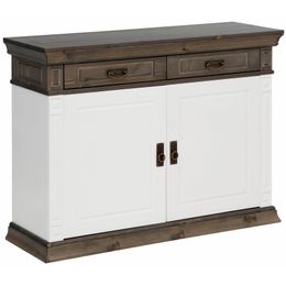 Kommode OTTO HOME "Vinales", wei&szlig; (wei&szlig;, wengefarben), B:109cm H:83cm T:39cm, Sideboards, Kommode, Breite 112 cm aus massiver Kiefer, Topseller
