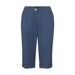 7/8-Hose GOLDNER "Kurzgr&ouml;&szlig;e Bermuda-Baumwollhose Carla", Damen, Gr. 26, K-Gr, blau (jeansblau), Obermaterial: 97% Baumwolle CO (CMIA). 3% Elasthan EL., Hosen 7/8-Hose