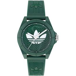 Quarzuhr adidas originals "PROJECT FOUR", gr&uuml;n (dunkelgr&uuml;n), Armbanduhren, Damen, Quarzuhr, Armbanduhr, Herrenuhr, Damenuhr,Resinarmband,wasserabweisend bis 5 bar