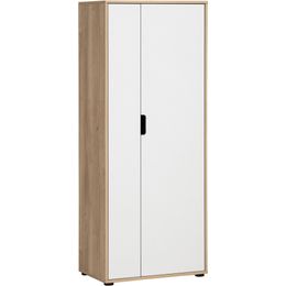Aktenschrank Schildmeyer "Emmik, Breite 65,1 cm, Platz f&uuml;r 4 Ordnerreihen", wei&szlig; (wei&szlig; eiche, wei&szlig;), B:65,1cm H:163,6cm T:41cm, FSC-zertifizierter Holzwerkstoff, Schr&auml;nke, Made in Germany
